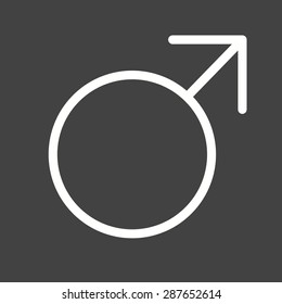 Malemale Sign Man Icon Vector Image Stock Vector (Royalty Free ...