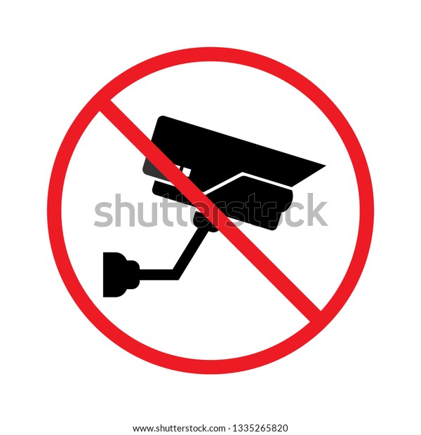 Malfunction Cctv Icon No Cctv Illustration Stock Vector (Royalty Free ...