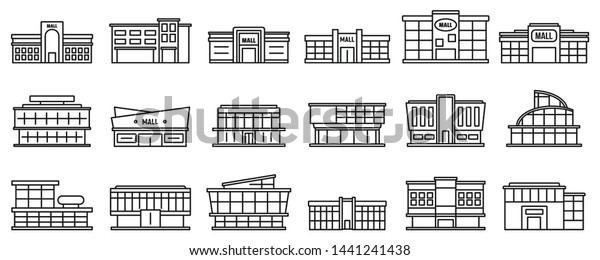 2,558 Mall Exterior Outline Images, Stock Photos & Vectors | Shutterstock