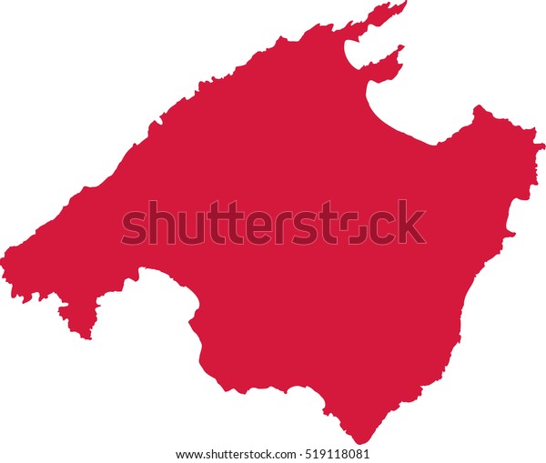 Vector de stock (libre de regalías) sobre Silueta de mapa de ...