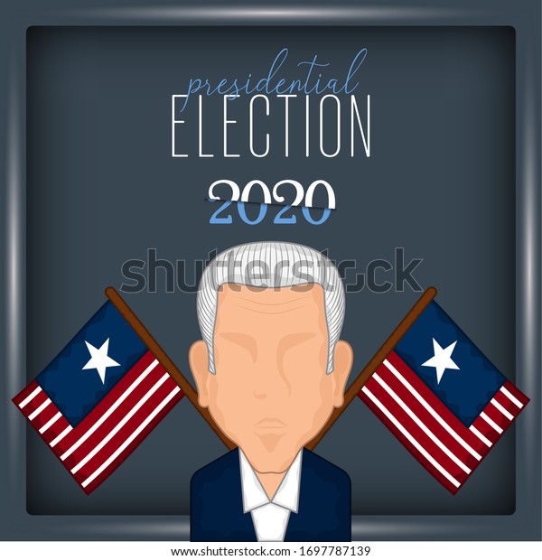 Man Avatar Flags Unite States Presidential Stock Vector (Royalty Free ...