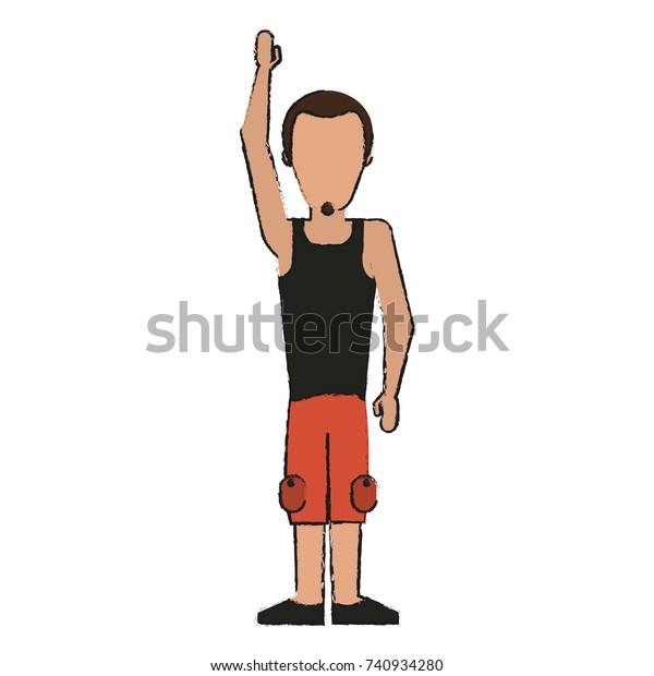 Man Avatar Full Body Icon Image Stock Vector (Royalty Free) 740934280