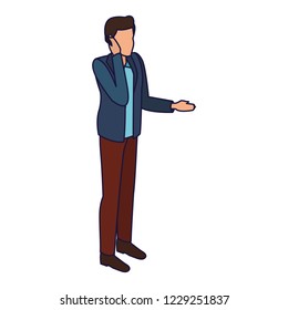 Man Avatar Isometric Concept Stock Vector (Royalty Free) 1229251837 ...