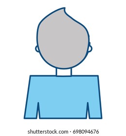 Man Back Cartoon Stock Vector (Royalty Free) 698094676 | Shutterstock