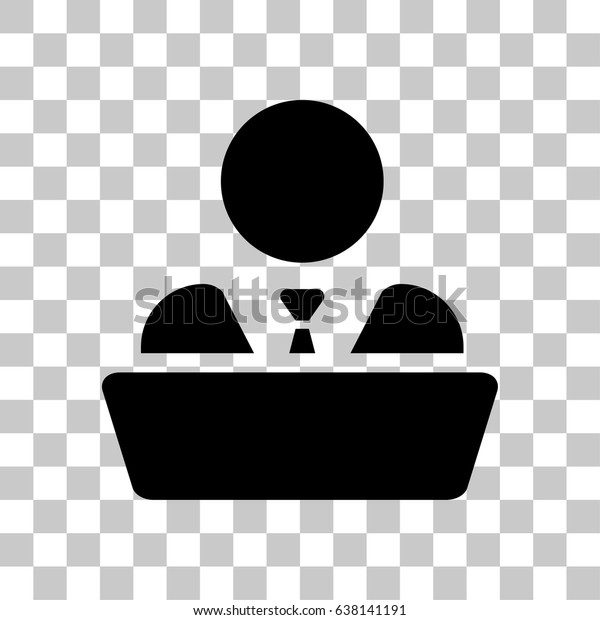Man Behind Laptop Icon Stock Vector (Royalty Free) 638141191
