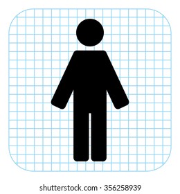 Man Black Vector Icon Stock Vector (Royalty Free) 356258939 | Shutterstock