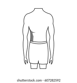 Man Body Icon Stock Vector (Royalty Free) 607282592 | Shutterstock