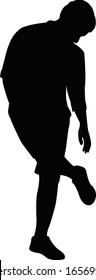 2,405 Man leaning silhouette Images, Stock Photos & Vectors | Shutterstock