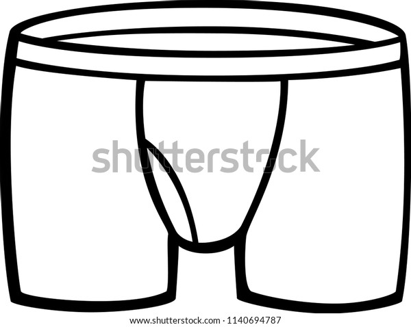 Man Boxer Briefs Stock Vector (Royalty Free) 1140694787