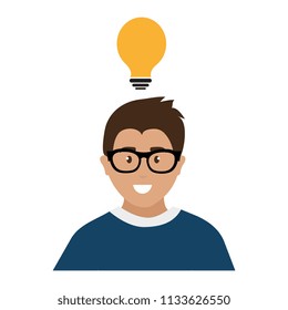 Man Bulb Icon Stock Vector (Royalty Free) 1133626550 | Shutterstock