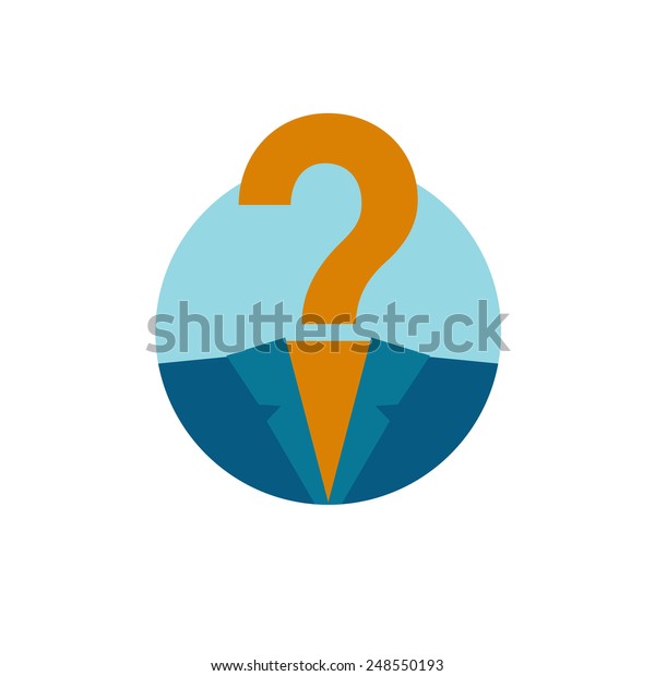 Man Business Suit Question Mark Instead Stock Vector (Royalty Free ...