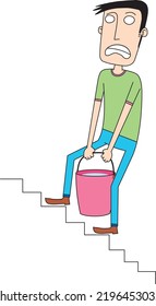 208 Carrying Two Buckets Water Images, Stock Photos & Vectors ...