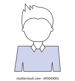 Man Cartoon Profile Stock Vector (Royalty Free) 695043001 | Shutterstock