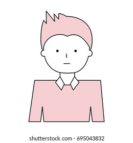 Man Cartoon Profile Stock Vector (Royalty Free) 695043832 | Shutterstock