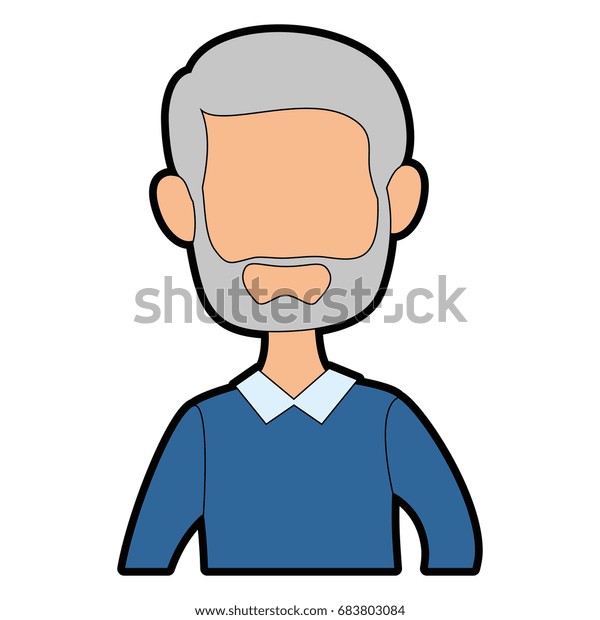 Man Cartoon Profile Stock Vector (Royalty Free) 683803084 | Shutterstock