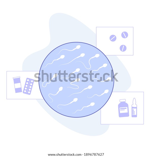 Man Cells Icon Fertilisation Ivf Research Stock Vector (Royalty Free ...