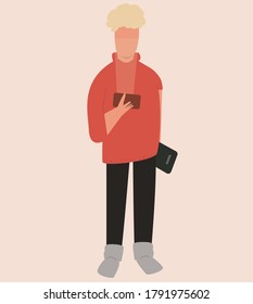 Man Character Graphic Design Flat Design Stock Vector (Royalty Free ...
