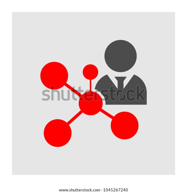 Man Chart Analysis Icon Vector Stock Vector (Royalty Free) 1045267240 ...