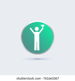 Man Cup Icon Stock Vector (Royalty Free) 761661067 | Shutterstock