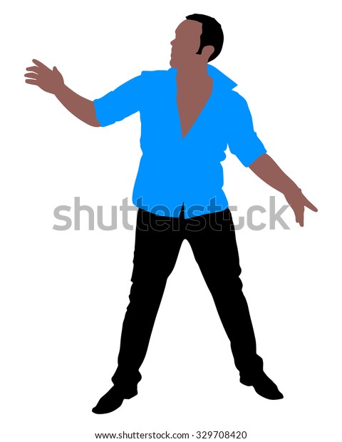 Man Dancing Vector Stock Vector (Royalty Free) 329708420 | Shutterstock
