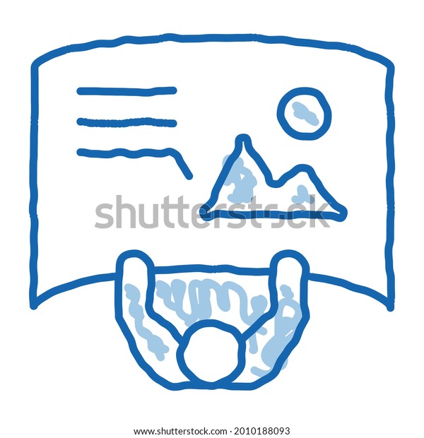 Man Detailed Posters Top View Sketch Stock Vector (Royalty Free ...