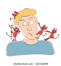 1,701 Devil on the shoulder Images, Stock Photos & Vectors | Shutterstock