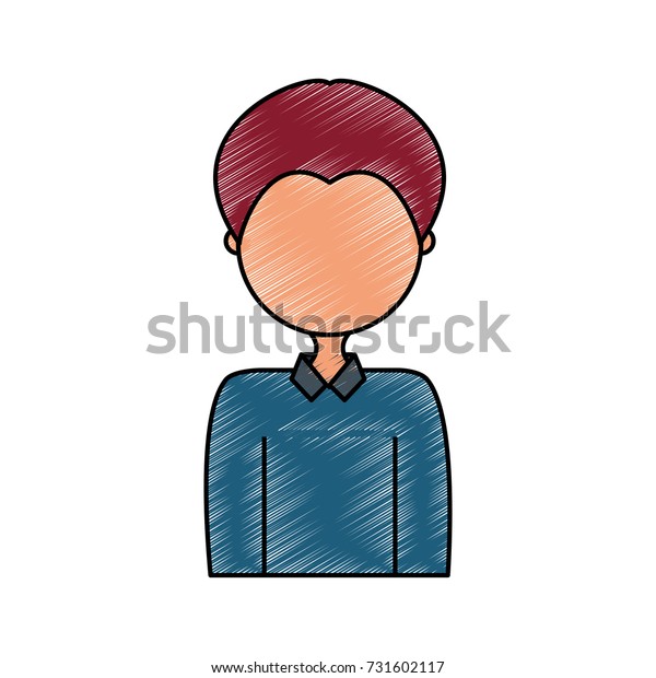 Man Doodle Vector Illustration Stock Vector (Royalty Free) 731602117 ...