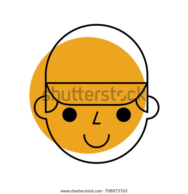 Man Face Cap Cartoon Repair Character Stock Vector (Royalty Free ...