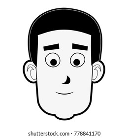 Man Face Cartoon Stock Vector (Royalty Free) 778841170 | Shutterstock