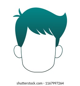 Man Faceless Head Blue Lines Stock Vector (Royalty Free) 1167997264 ...