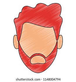 Man Faceless Head Scribble Stock Vector (Royalty Free) 1148004794 ...