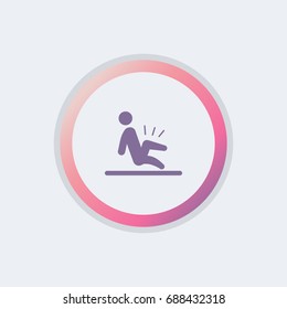 Man Falling Icon Stock Vector (Royalty Free) 688432318 | Shutterstock