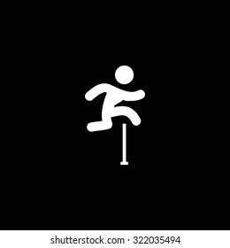 Man Figure Jumping Over Obstacles White 스톡 일러스트 314562125 | Shutterstock