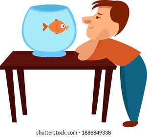 Man Fish Illustrationvector On White Background Stock Vector (Royalty ...