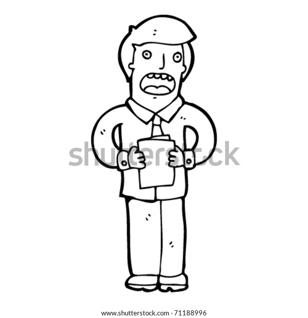 Man Giving Speech Cartoon Stock Vector (Royalty Free) 71188996