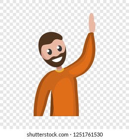 Man Hand Icon Cartoon Man Hand Stock Vector (Royalty Free) 1251761530 ...