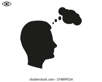 Man Head Icon Vector Illustration Eps10 Stock Vector (Royalty Free ...