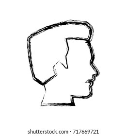 Continuous One Line Drawing Adult Man Stock Vector (Royalty Free ...