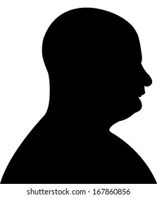 4,661 Bald man silhouette Images, Stock Photos & Vectors | Shutterstock