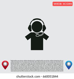 Man Headphones Vector Icon Stock Vector (Royalty Free) 660051844 ...