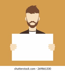 554,358 Vector holding sign Images, Stock Photos & Vectors | Shutterstock