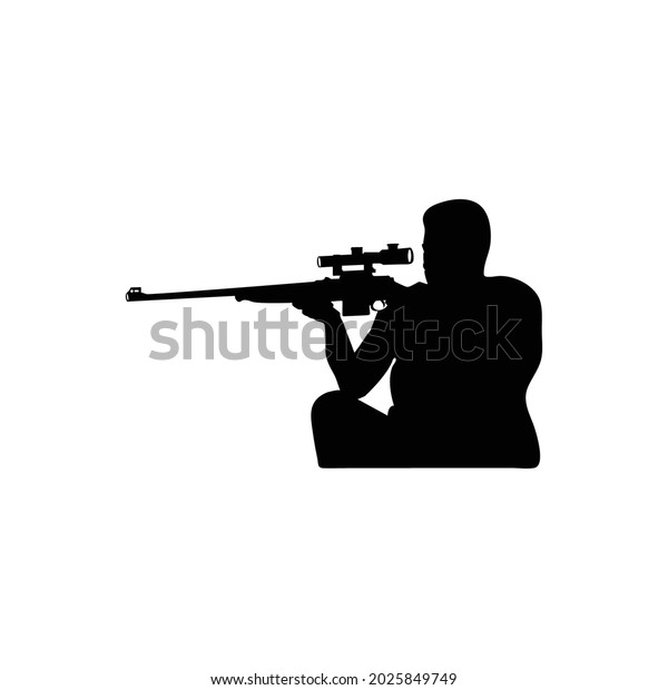 Man Hunting Gun Vector Stock Vector (Royalty Free) 2025849749 ...