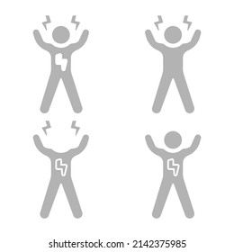 Man Icon Energetic Man Concept Vector Stock Vector (Royalty Free ...