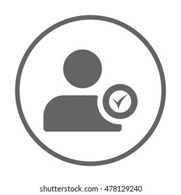 Man Icon Flat Design Stock Vector (Royalty Free) 478129240 | Shutterstock