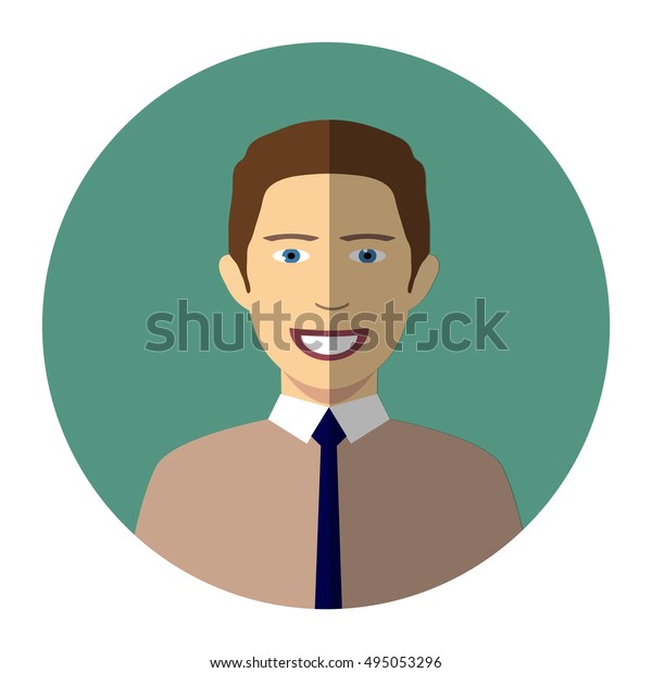 Man Icon Flat Style Vector Illustration Stock Vector (Royalty Free ... Man Icon Flat Style Vector Illustration Stock Vector (Royalty Free ...