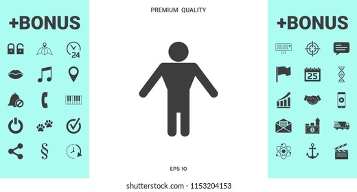 Man Icon Symbol Stock Vector (Royalty Free) 1153204153 | Shutterstock