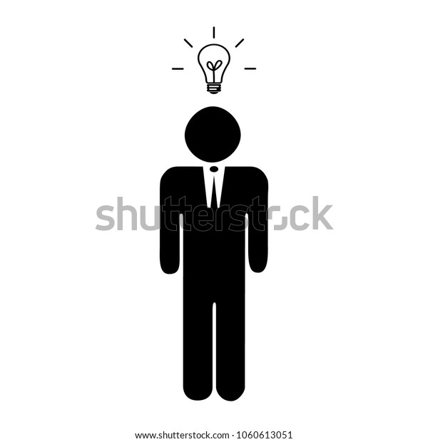 Man Idea Icon Stock Vector (Royalty Free) 1060613051