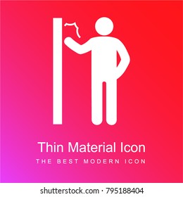 Man Knocking Door Red Pink Gradient Stock Vector (Royalty Free) 795188404 | Shutterstock