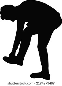 2,405 Man leaning silhouette Images, Stock Photos & Vectors | Shutterstock