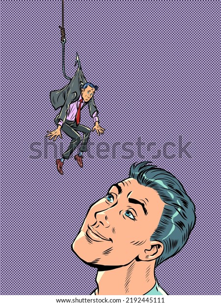 Man Lure Trap People On Fishing Stock Vector (Royalty Free) 2192445111 ...